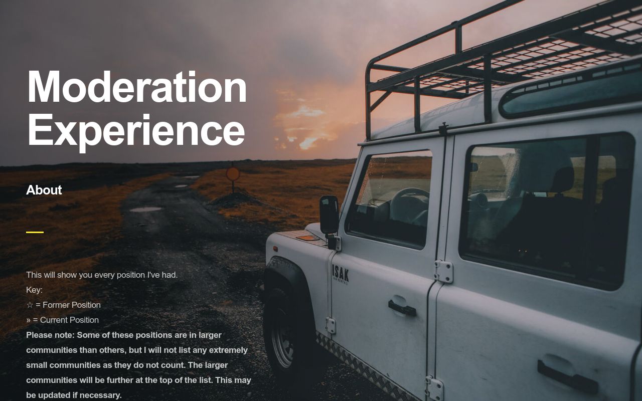 citi's Moderation Experience